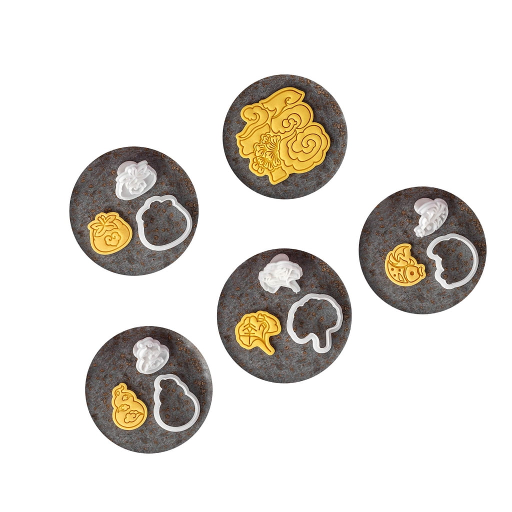 Giaone Traditional Chinese Spring Festival Cookie Cutter Set Biscuit ...