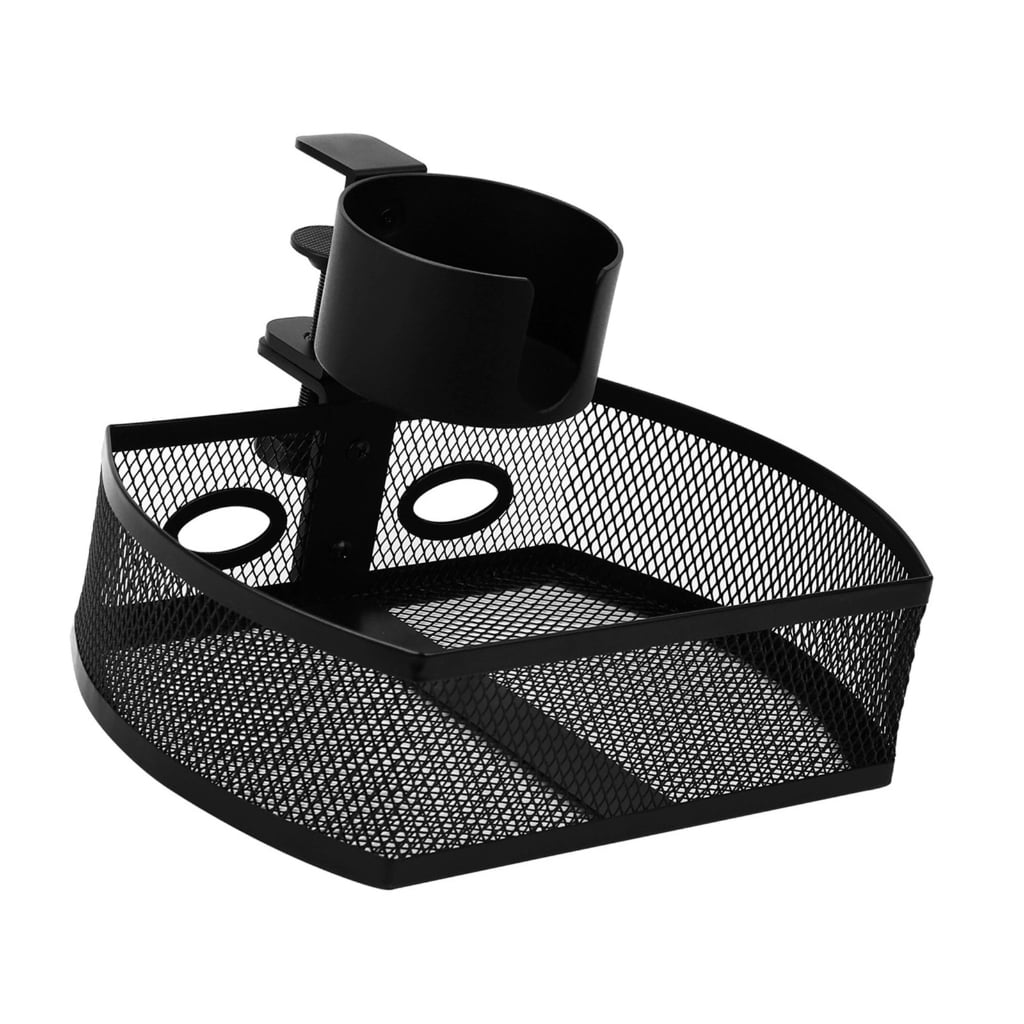 Giaone Under Desk Storage Solution with Rotatable Drawer and Cup Holder ...