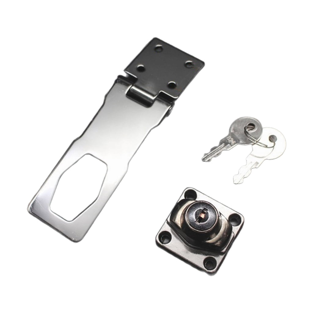 Giaone Upgrades Security Hasp Lock Metal Door Clasp Heavy Duty Safety ...