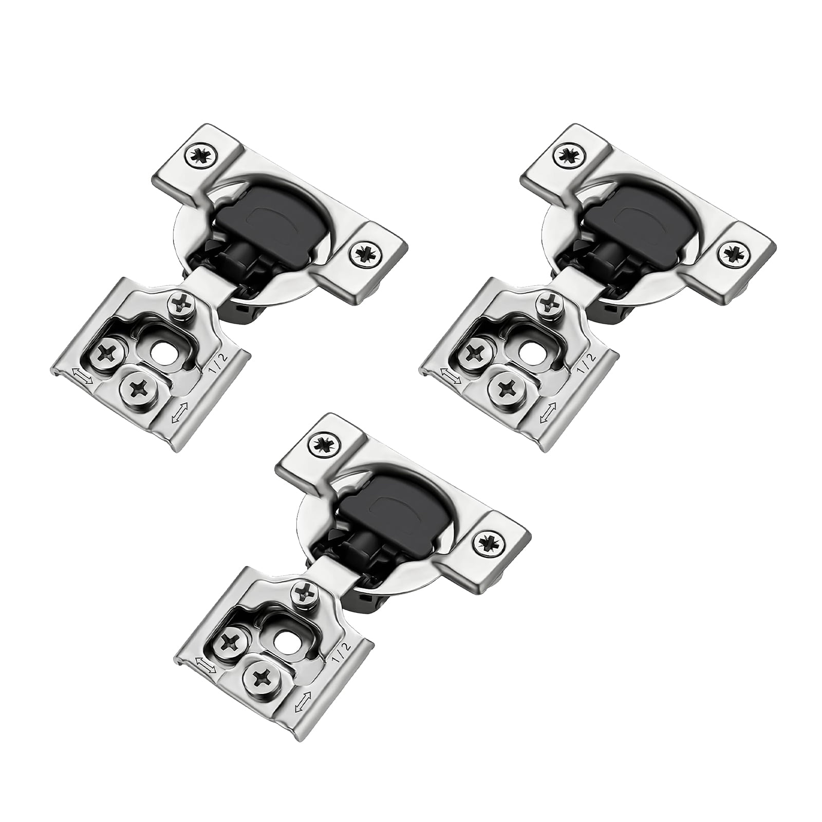 Giaone Upgrades Steel invisible Hinges 105 Degree Adjustable Overlays ...