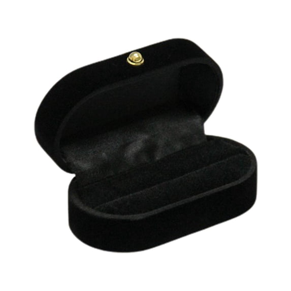 Giaone Velvet Jewelry Ring Box Proposal Engagement Bands Storage ...