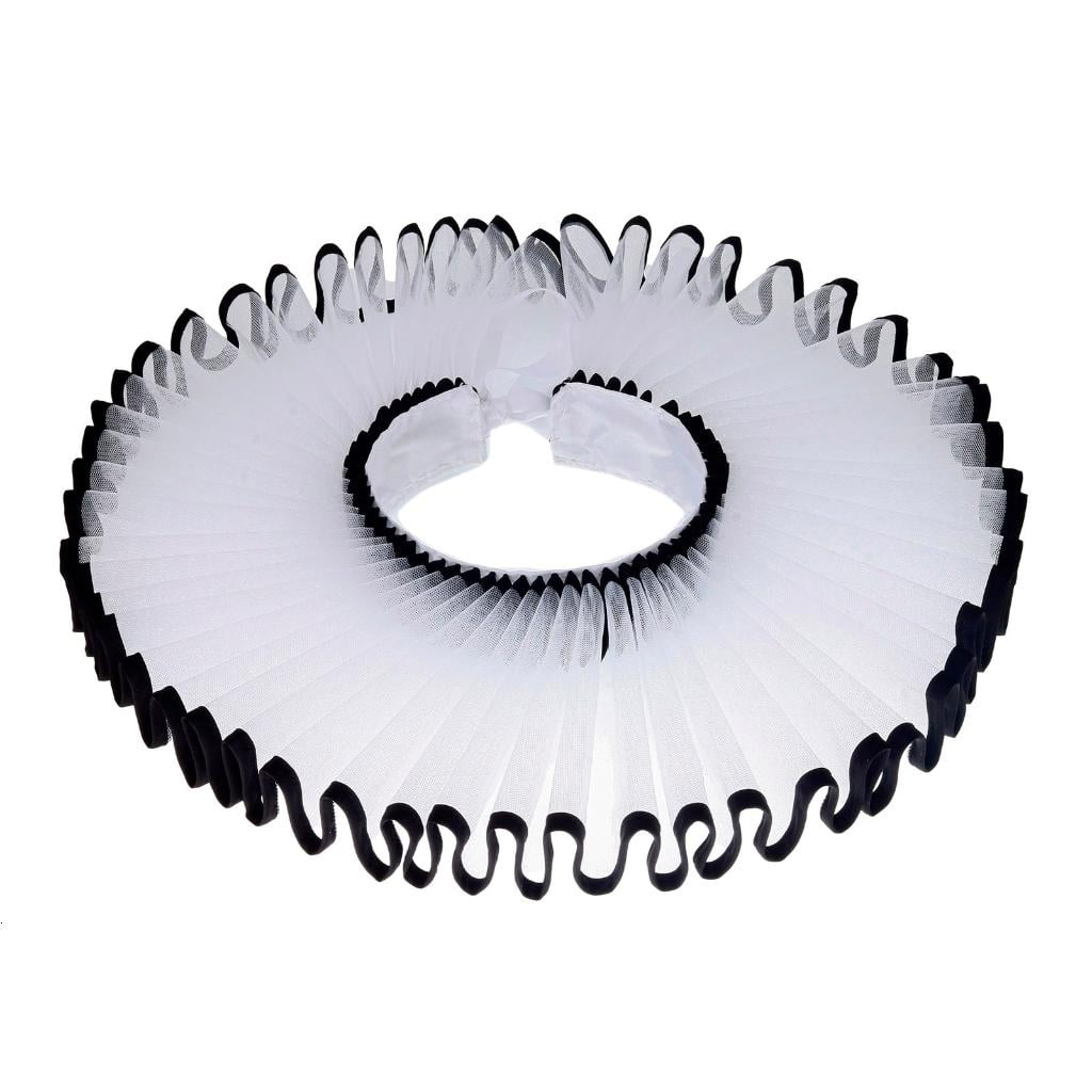Giaone Victorian Collar Courtstyle Ruffle Collar Stage Costume Collar ...