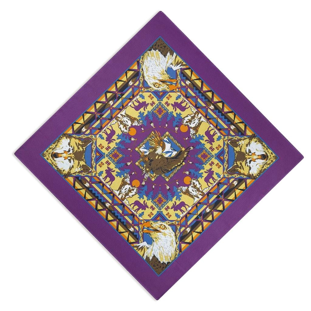 Giaone Vintage Print Squared Headscarf Paisleys Bandana Pattern Square ...