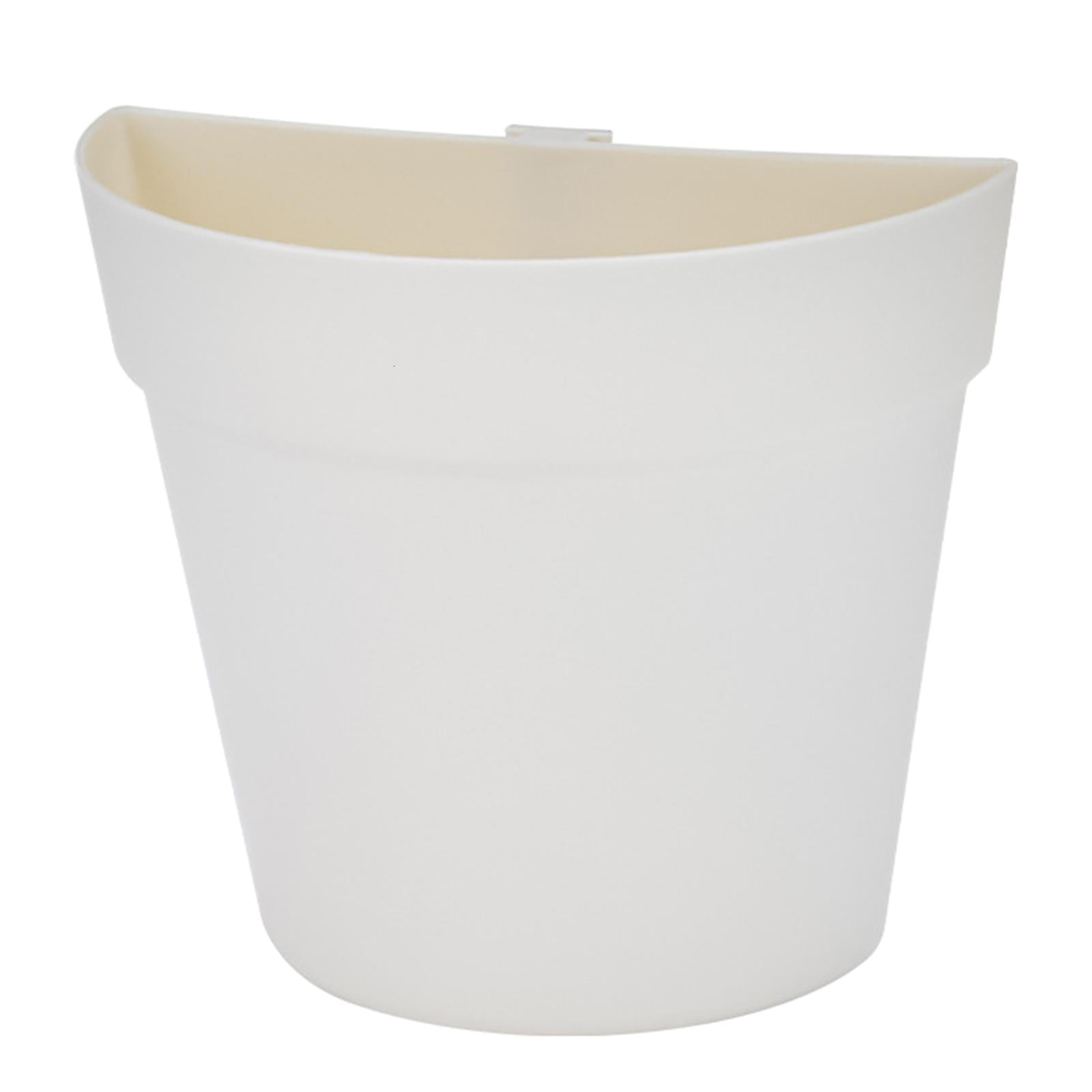 Giaone Wall Mounted Flower Pot Semicircle Shaped Plastic Plant Planter ...