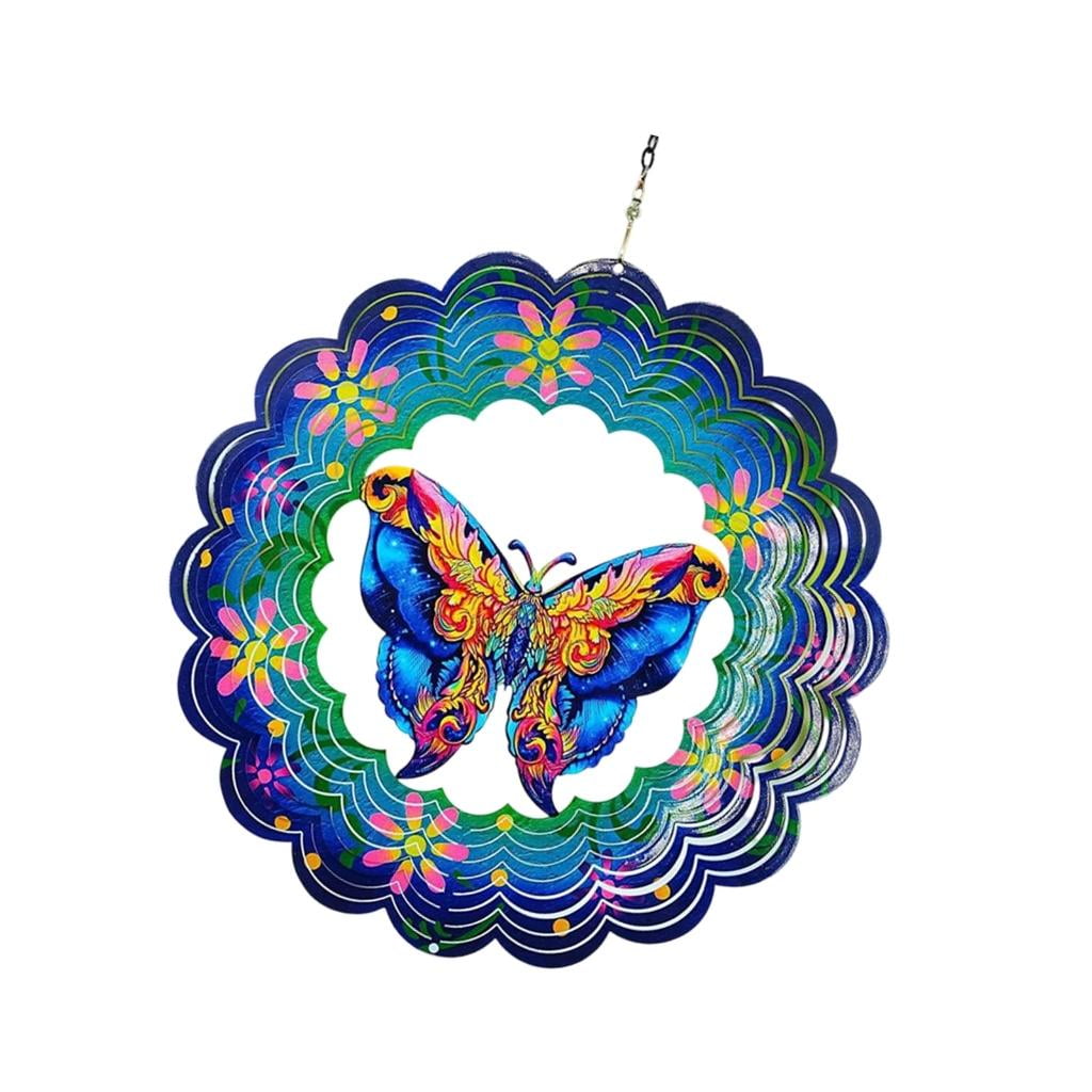 Giaone Whirling Rotating Aeolian Bells Iron Metal Hanging Ornament For ...