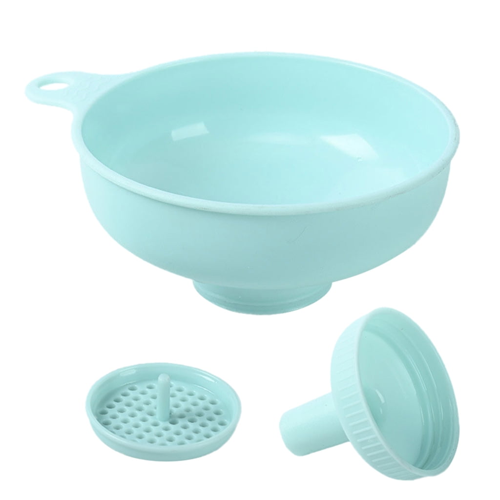 Giaone Wide Mouth Kitchen Funnel Heat Resistant Plastic Funnel Cooking ...