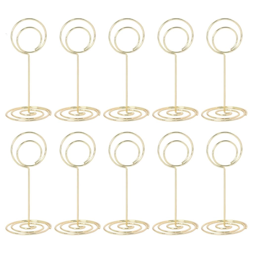 Giaone Wire Place Card Clip Holders Memos Photo Food Label Clip Holders ...