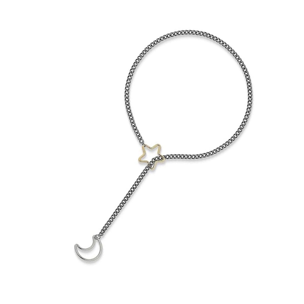 Giaone Women Punk Rock Slip Chain Necklace Heart O Rings Embellishments ...