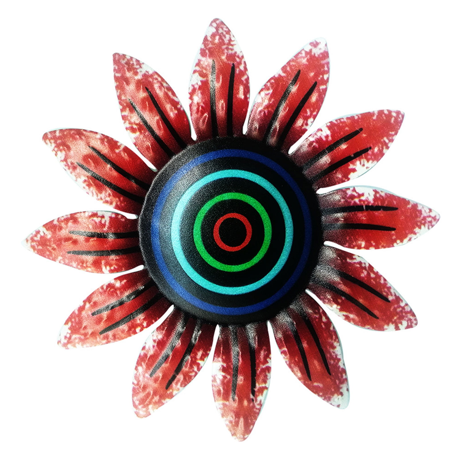 Giaone Wrought Iron Flower Wall Art Metal Ornament Decor for Creative ...