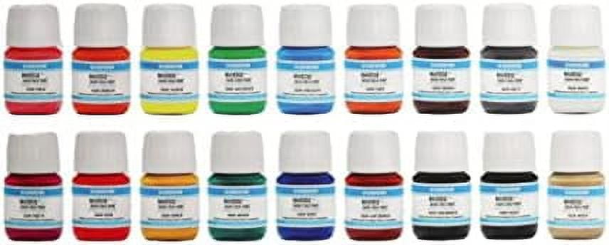 Giardini Basic Italian Leather Edge Paint, Color Set, 18 Colors, 30ml ...