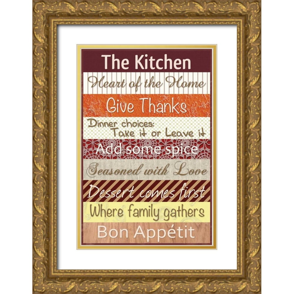 Gibbons, Lauren 11x14 Gold Ornate Wood Framed with Double Matting ...