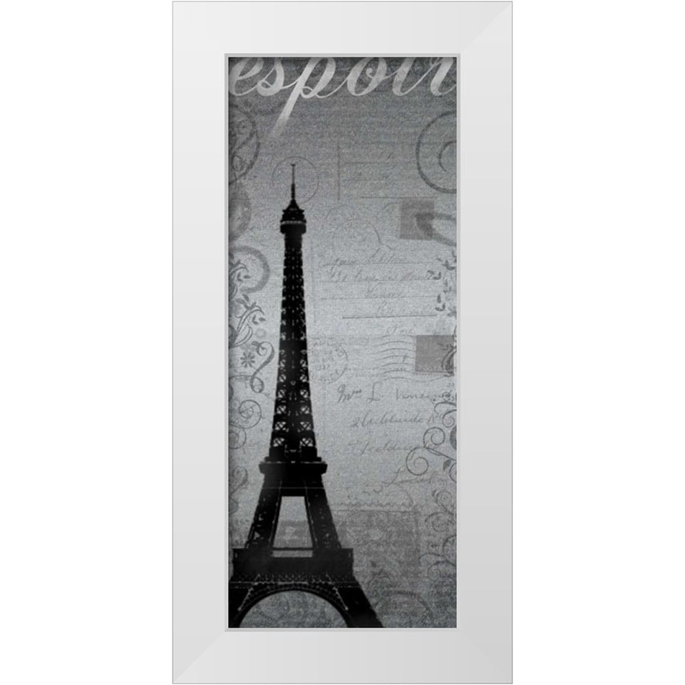 Gibbons, Lauren 12x24 White Modern Wood Framed Museum Art Print Titled ...