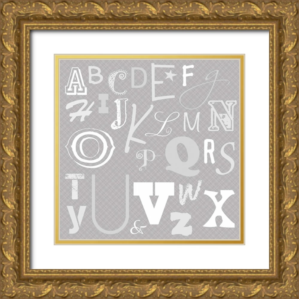 Gibbons, Lauren 15x15 Gold Ornate Wood Framed with Double Matting ...