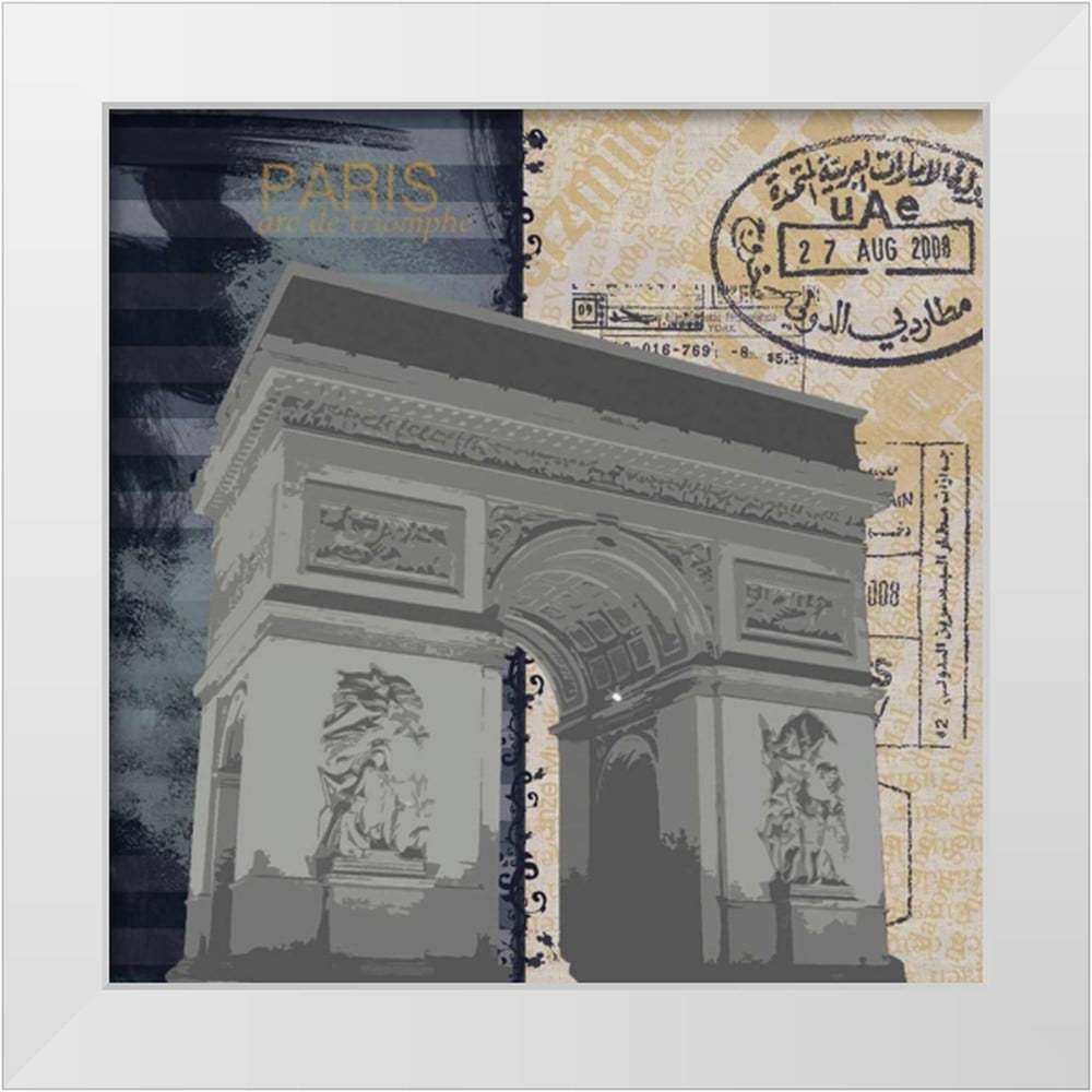 Gibbons, Lauren 15x15 White Modern Wood Framed Museum Art Print Titled - Arc Collage - Walmart.com