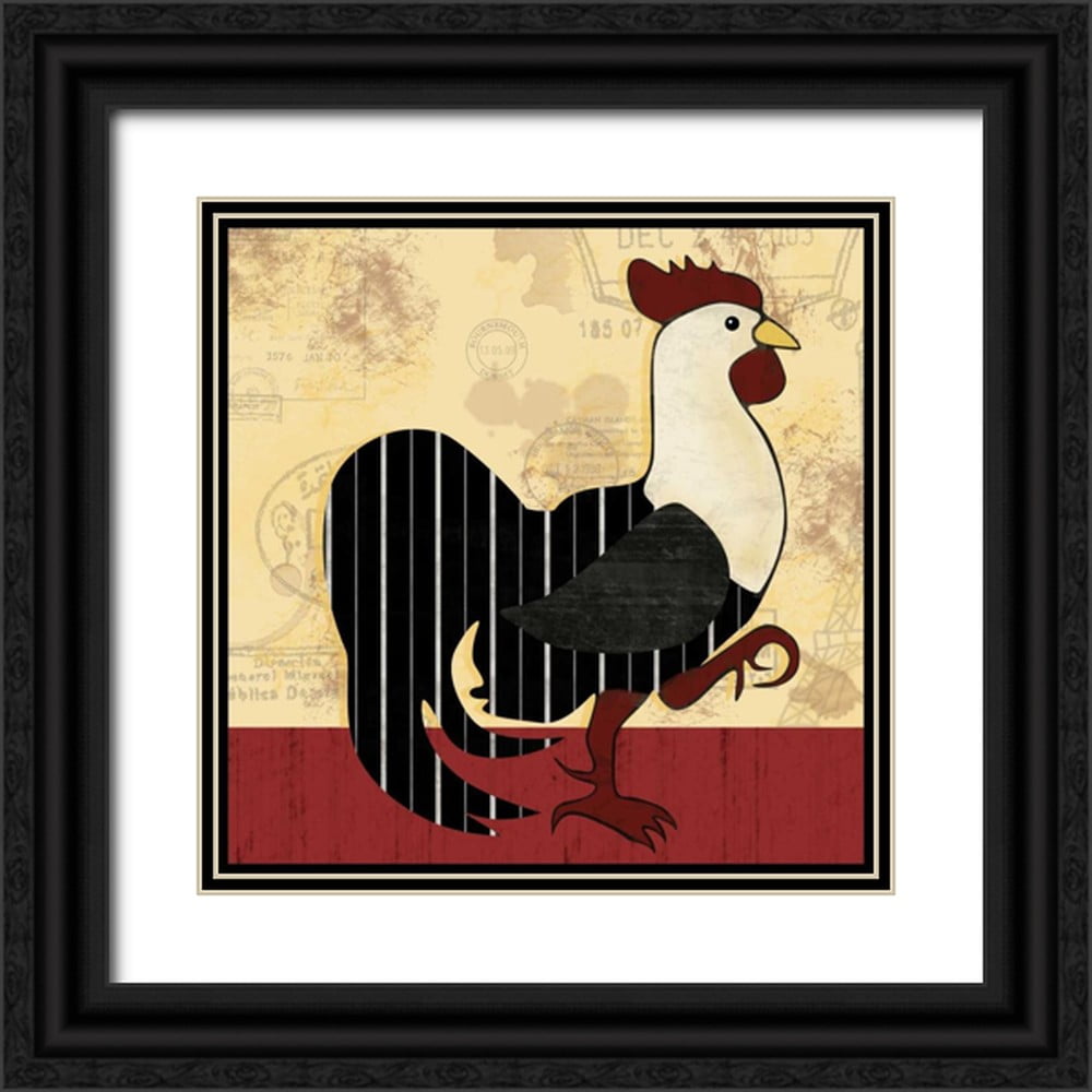 Gibbons, Lauren 20x20 Black Ornate Wood Framed with Double Matting ...