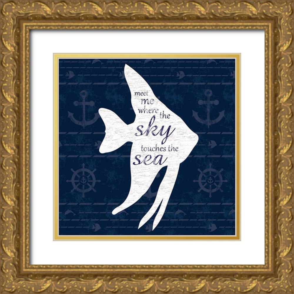 Gibbons, Lauren 20x20 Gold Ornate Wood Framed with Double Matting ...