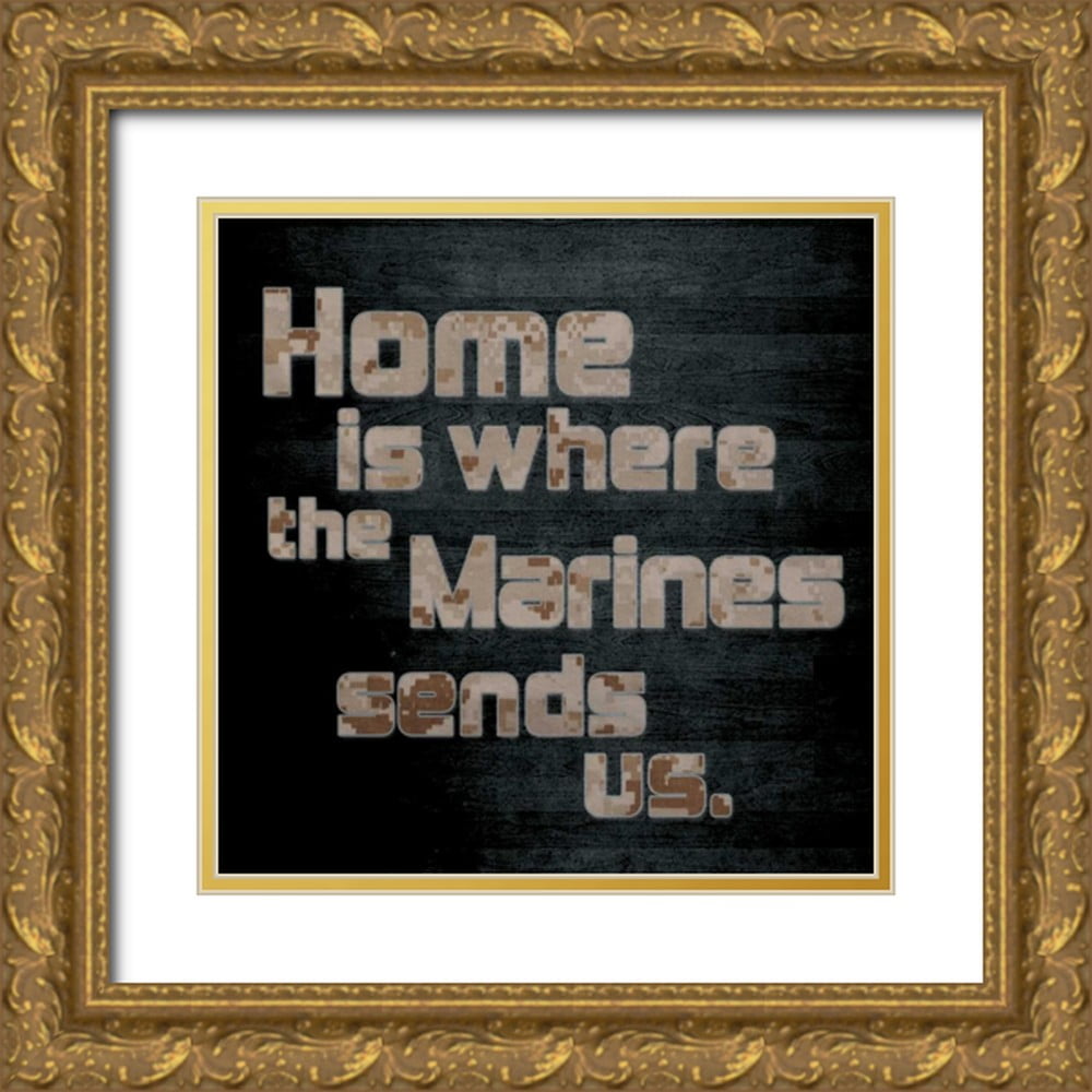 Gibbons, Lauren 20x20 Gold Ornate Wood Framed with Double Matting Museum Art Print Titled ...