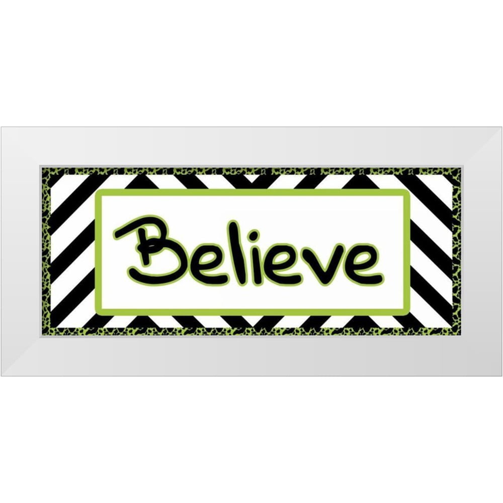 Gibbons, Lauren 24x12 White Modern Wood Framed Museum Art Print Titled ...