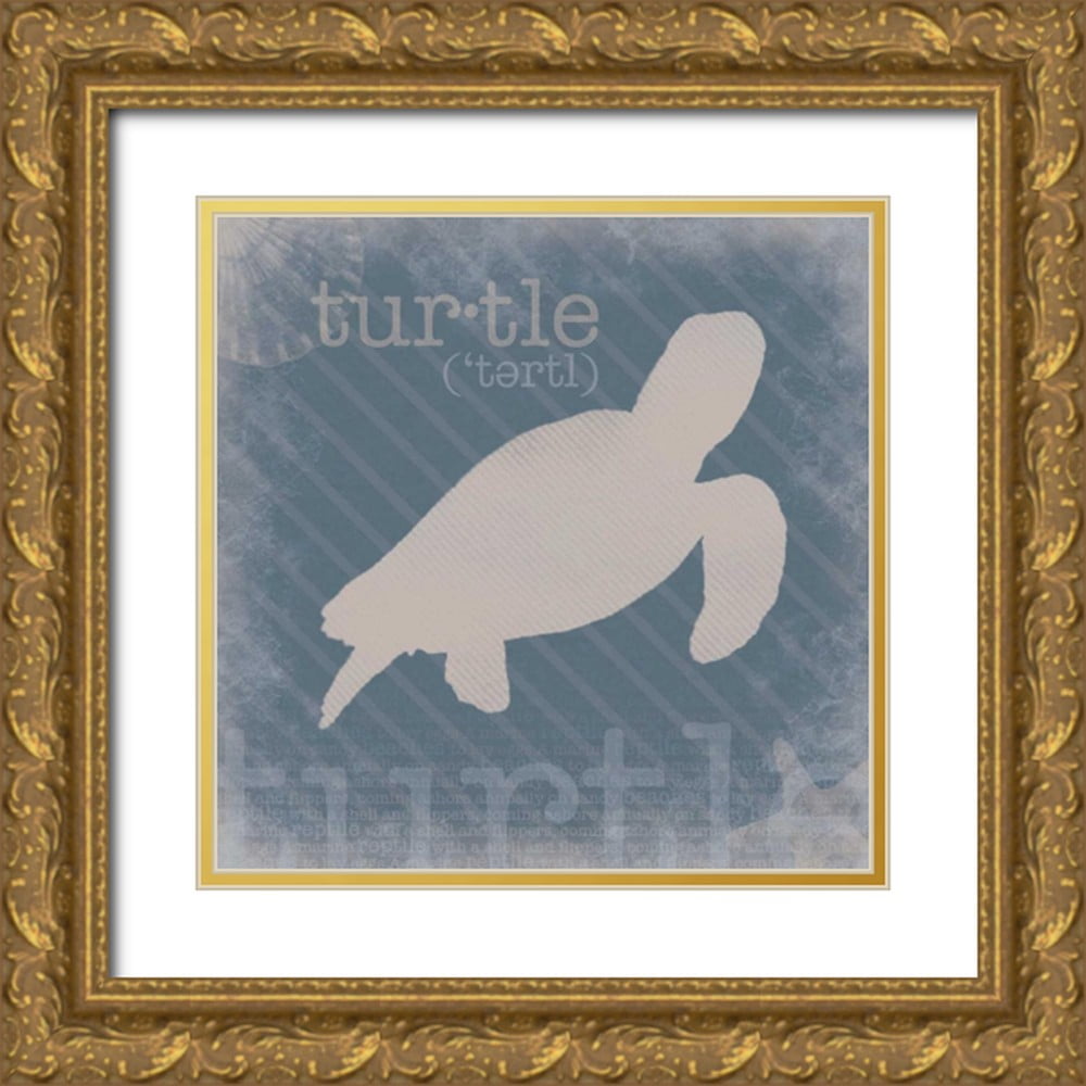 Gibbons, Lauren 26x26 Gold Ornate Wood Framed with Double Matting ...