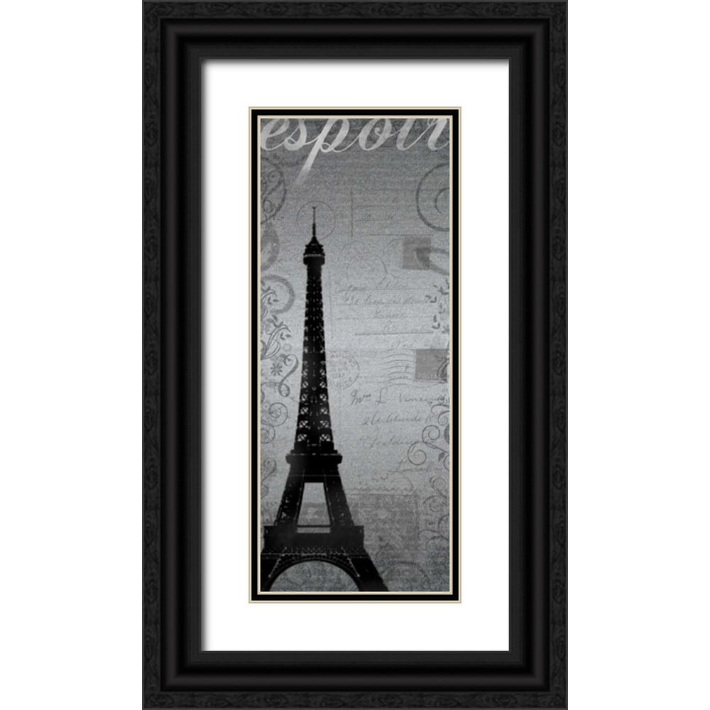 Gibbons, Lauren 8x14 Black Ornate Wood Framed with Double Matting ...