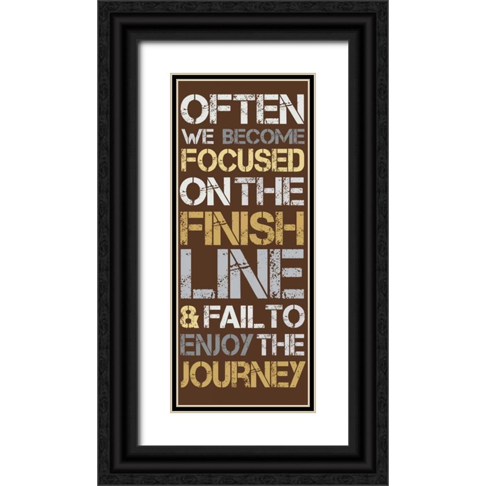 Gibbons, Lauren 8x14 Black Ornate Wood Framed with Double Matting ...