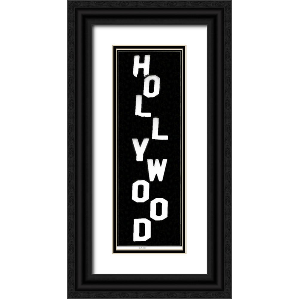 Gibbons, Lauren 9x18 Black Ornate Wood Framed with Double Matting ...