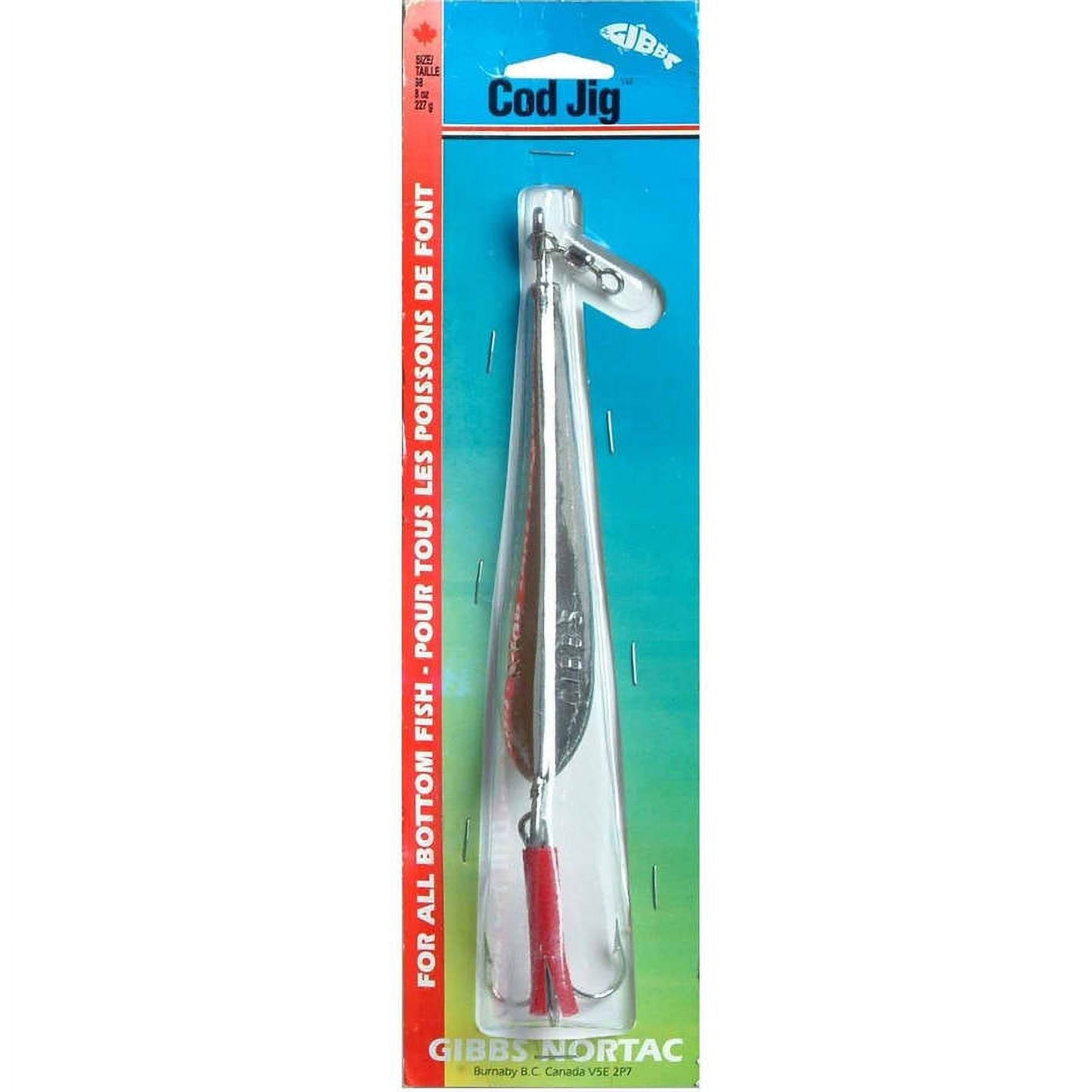 Gibbs Cod Jig, Nickel, 12 Oz. - Walmart.com