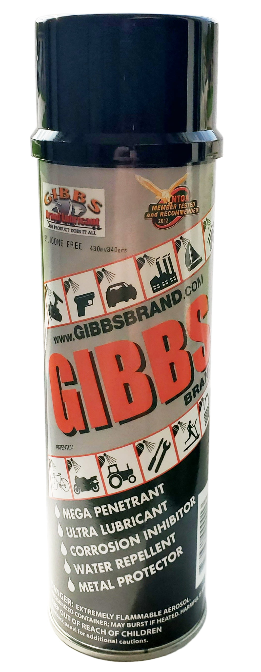 Gibbs Delta GIBBS-12 Machine & Tool Lubricant Can, 12 oz - Clear ...