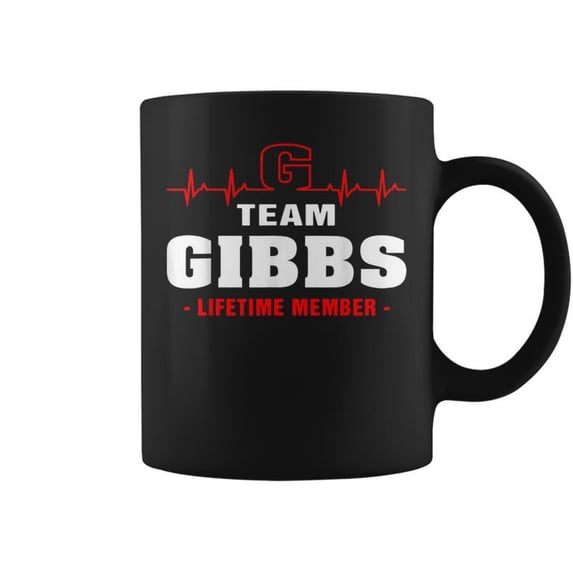 Gibbs Surname Family Last Name Team Gibbs Lifetime Member Coffee Mugs ...