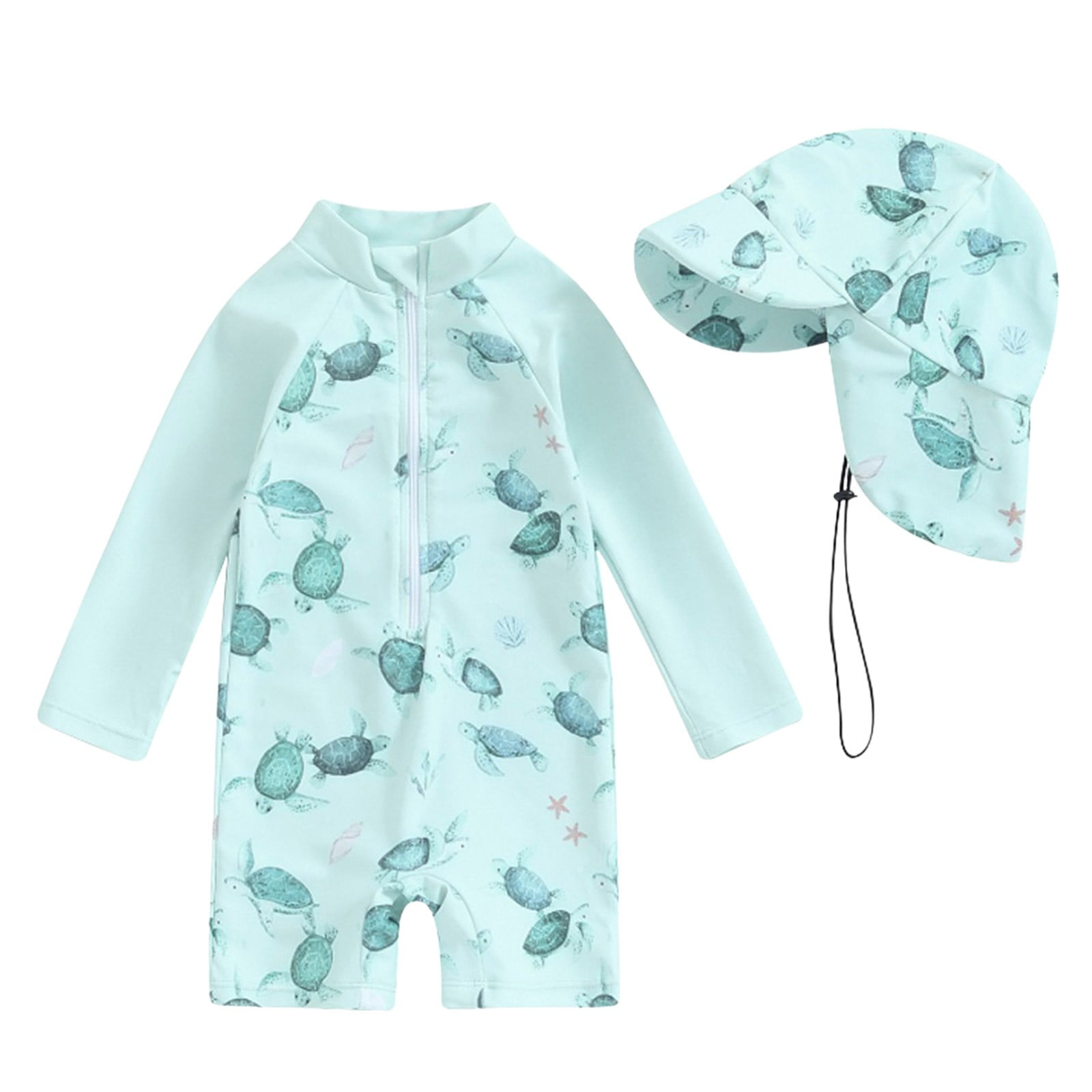 Gibobby Baby/Toddler Boy Rash Guard Swimsuit Long Sleeve One Piece ...