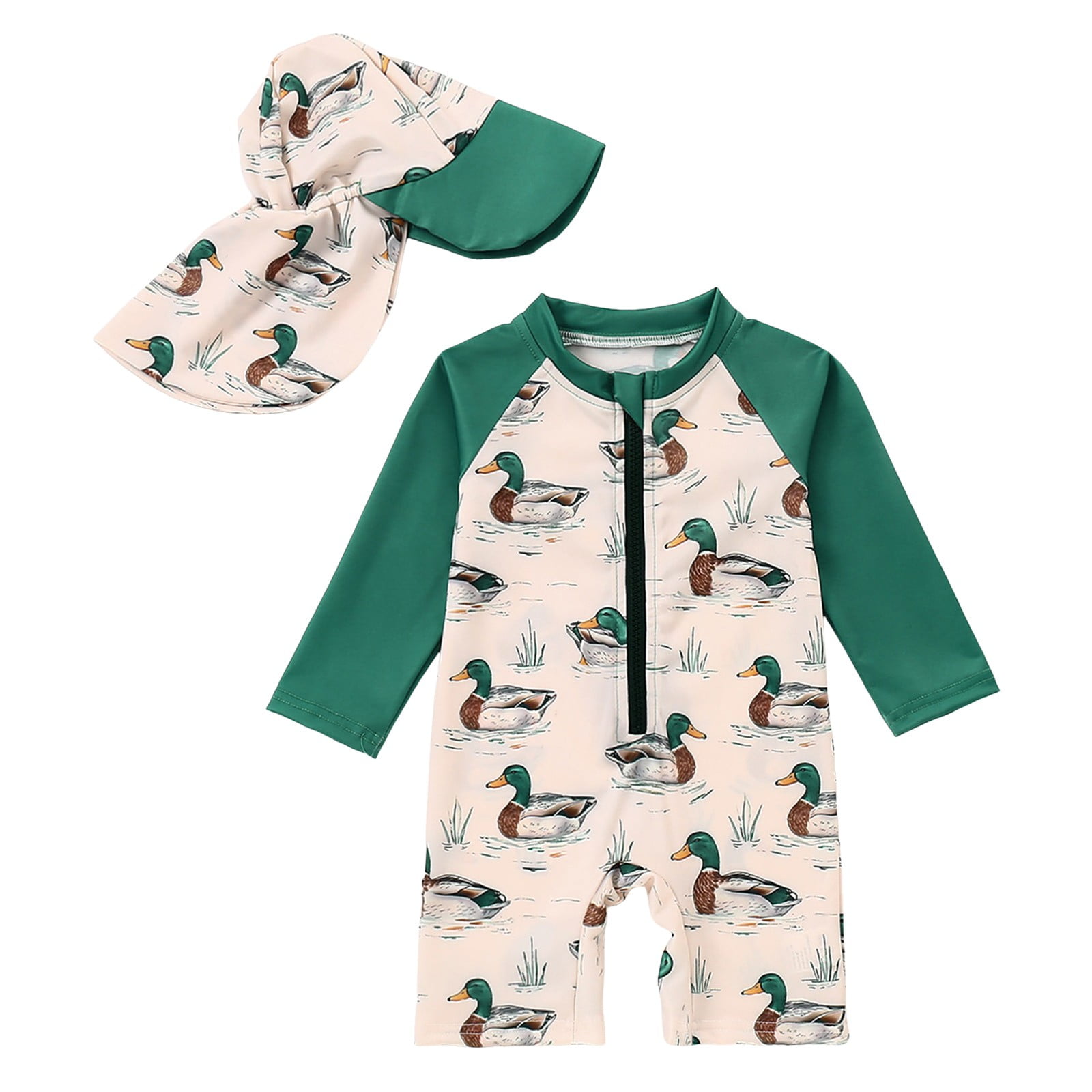 Gibobby Baby/Toddler Girls Sunsuit Swimsuit with Snap Bottom UPF 50 ...