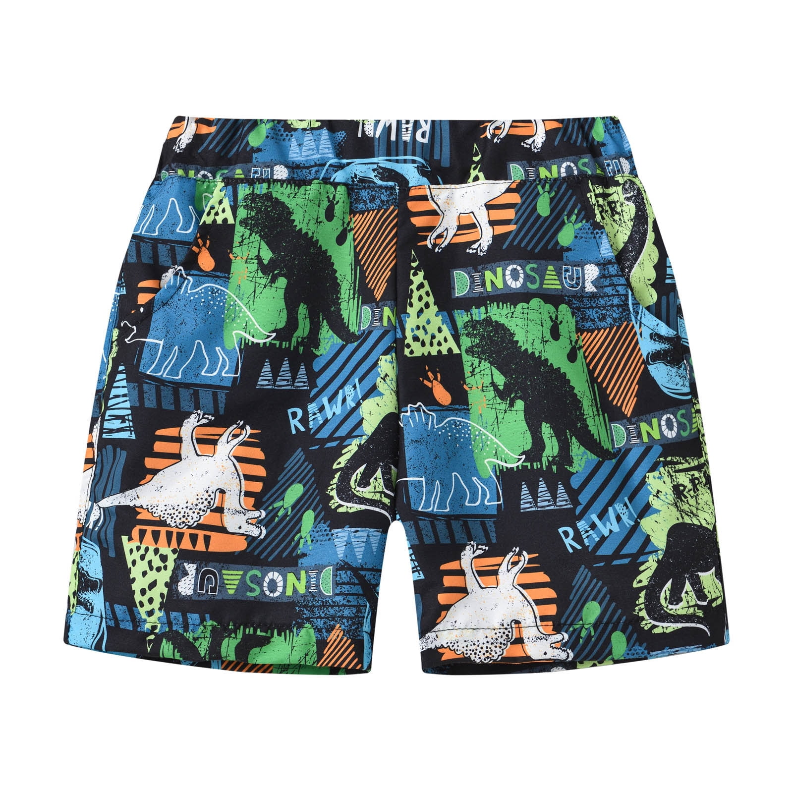 Gibobby Boys' Quick-Dry Swim Trunks, Beach Board Shorts with Drawstring ...