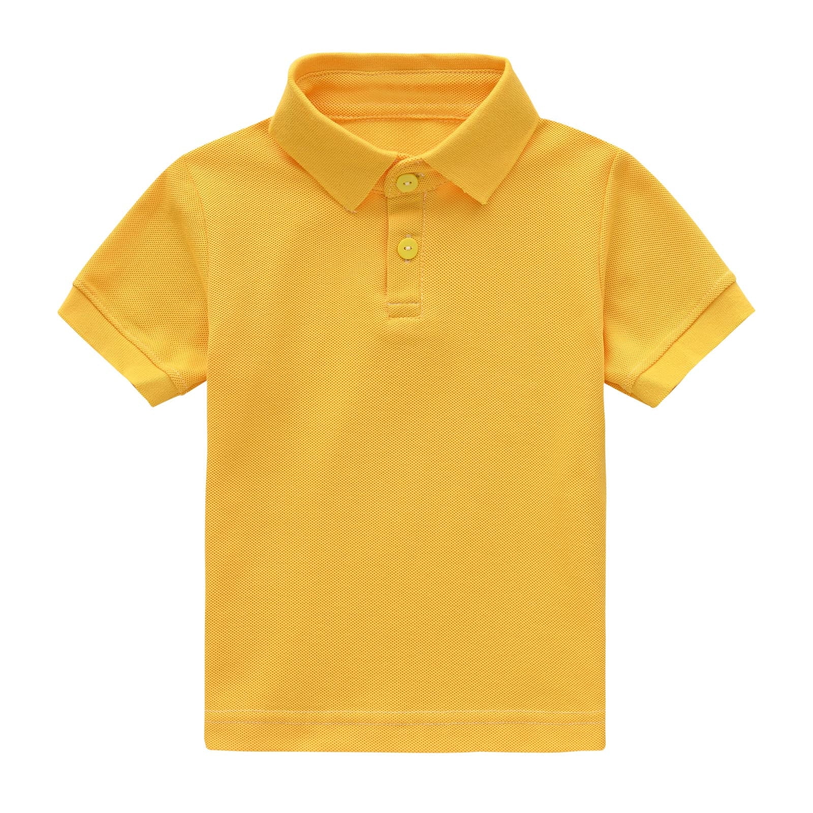 Gibobby Boys' School Uniform Sensory-Friendly Short Sleeve Polo Shirt ...