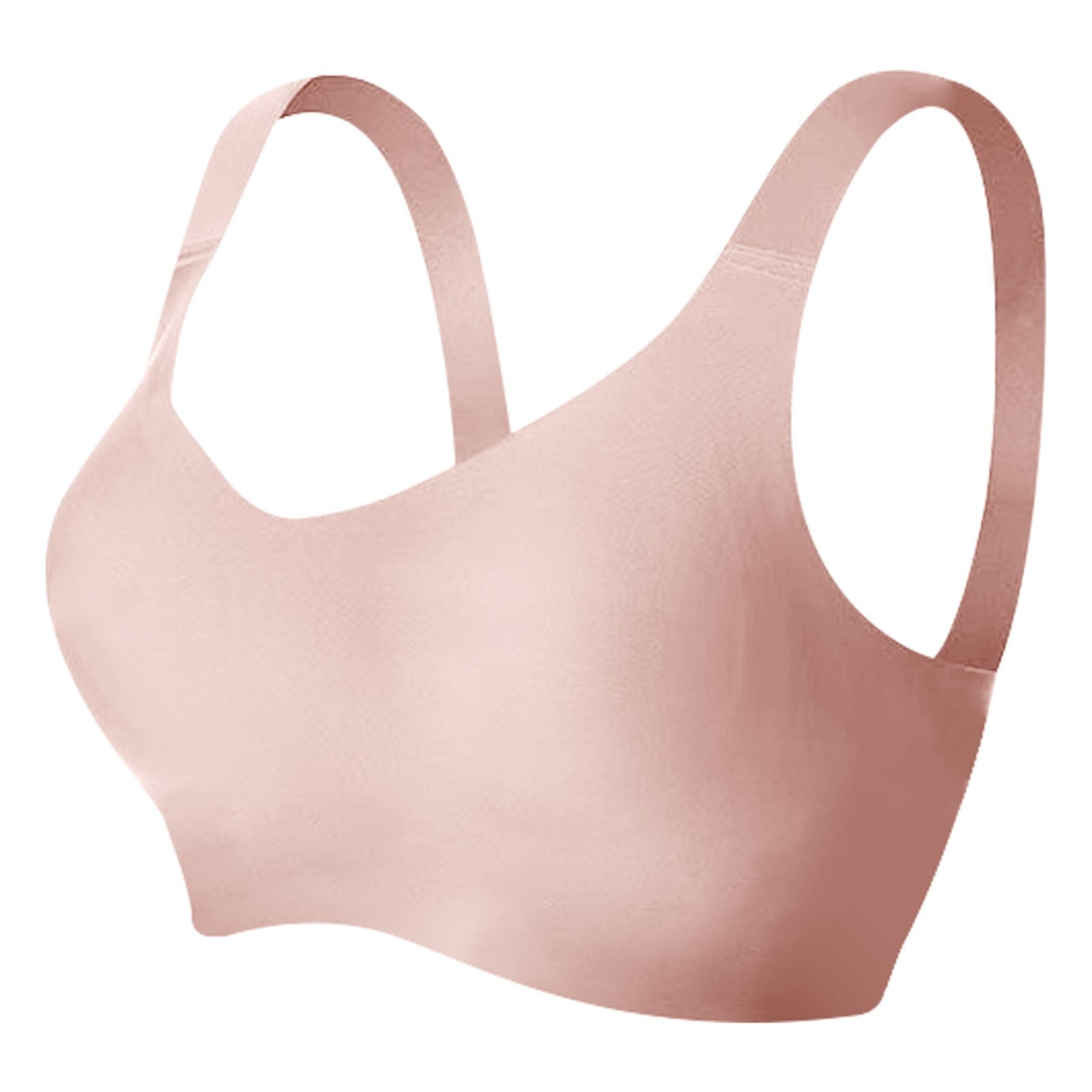Gibobby Comfortable Seamless Full Coverage Bra for Women Wireless Bras ...