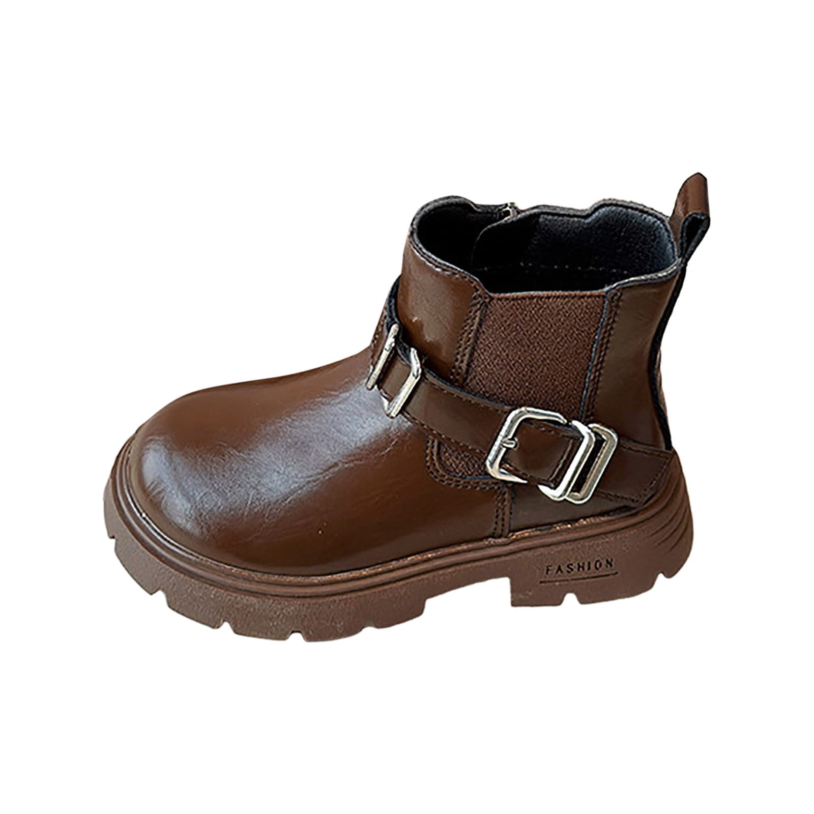 Gibobby Girls Cowboy Boots Side Zipper Cowgirl Boots Embroidered ...