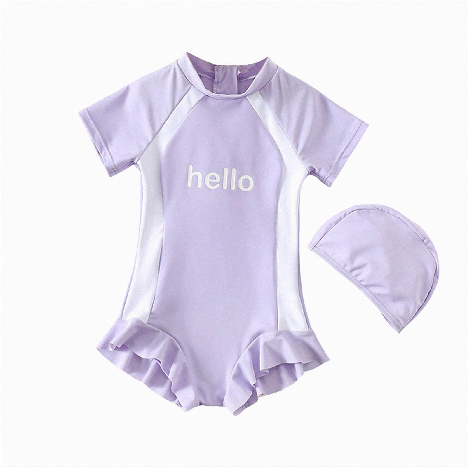 Gibobby Girls One Piece Swimsuits Summer UPF 50+ Quick Dry 2T 3T 4T 5T ...