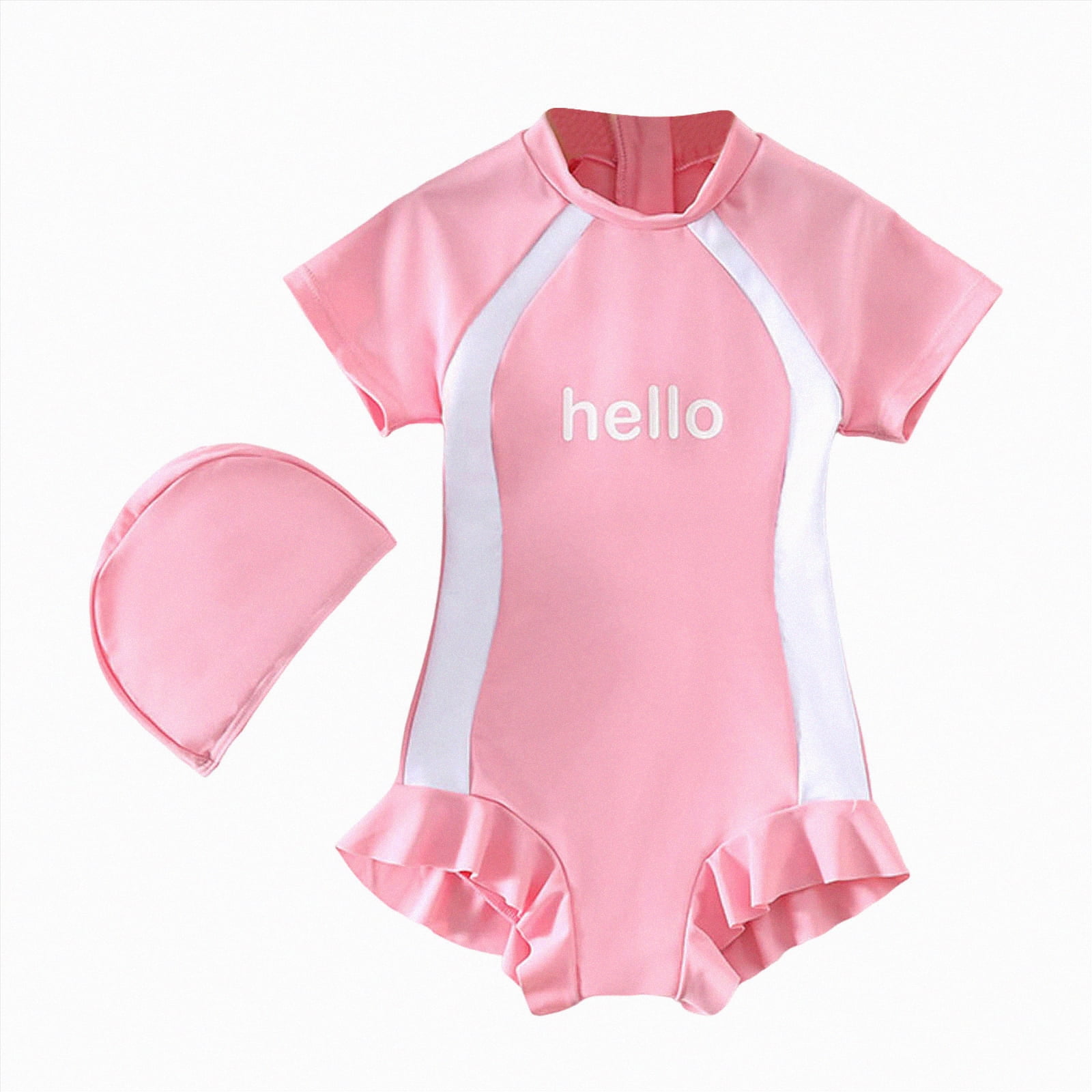 Gibobby Girls One Piece Swimsuits Summer UPF 50+ Quick Dry 2T 3T 4T 5T ...