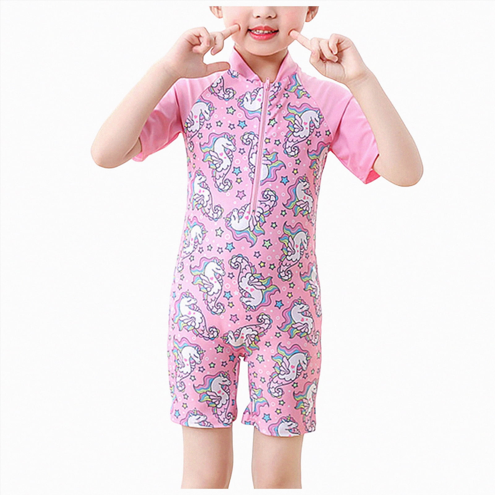 Gibobby Girls One Piece Swimsuits Summer Upf 50 Quick Dry 2t 3t 4t 5t