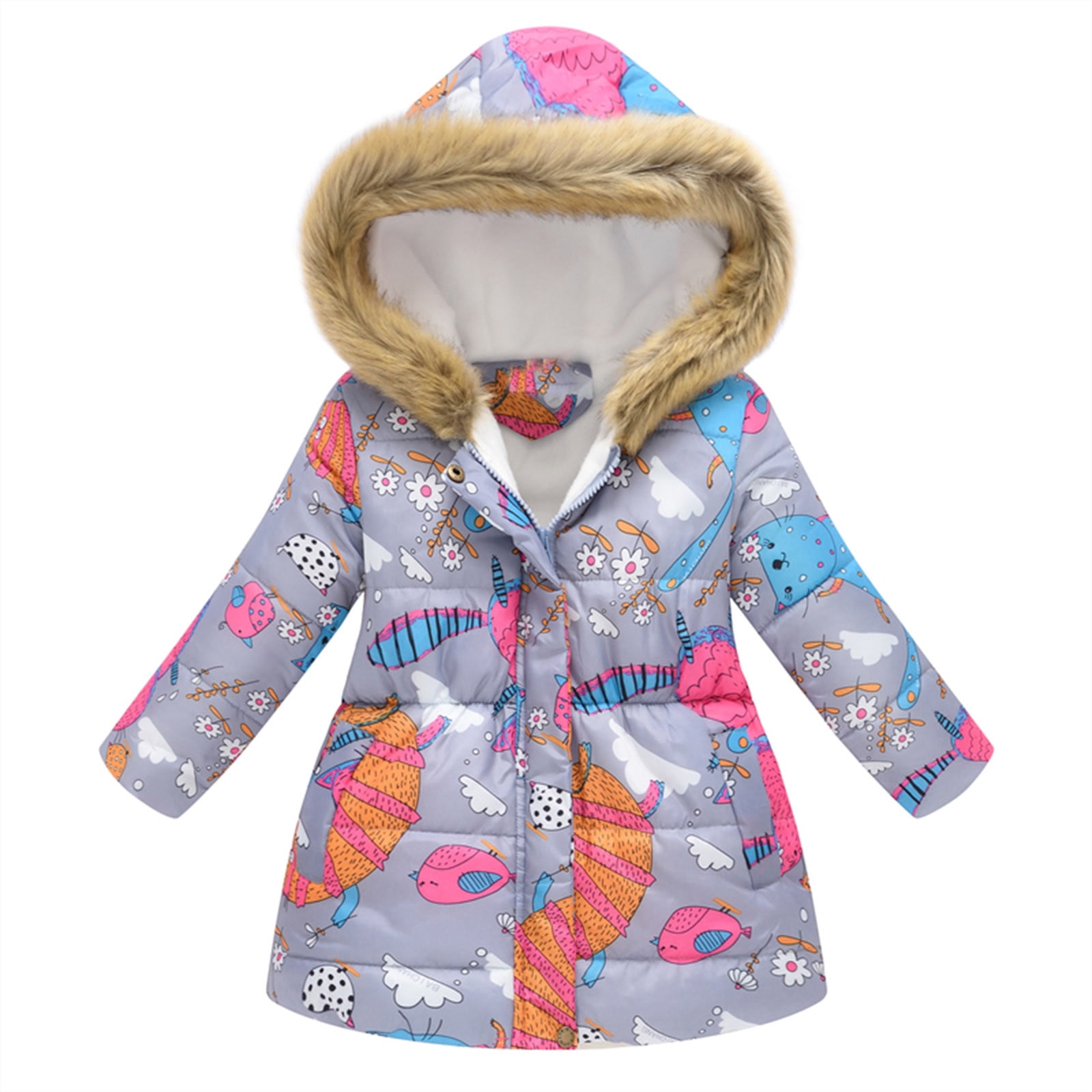 Gibobby Jacket Coat Kids Jackets Girls Size 7/8 Windproof Warm Baby ...