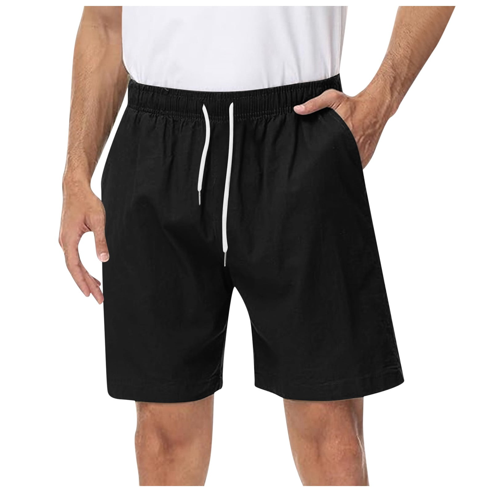 Gibobby Men's Cargo Shorts Relaxed Fit Mens Running Shorts Pockets ...