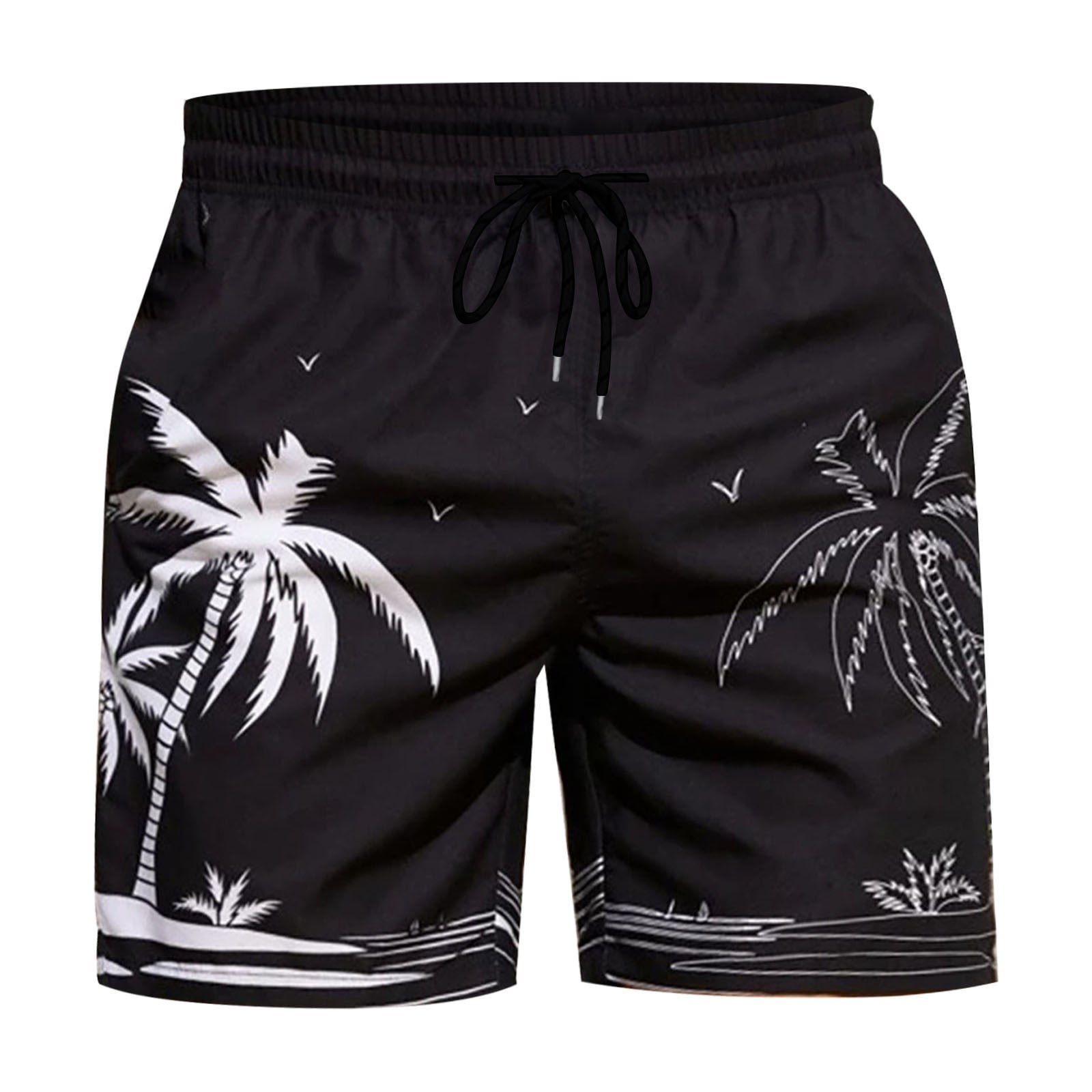 Gibobby Mens Swimming Trunks with Compression Liner Swim Shorts 7 inch ...