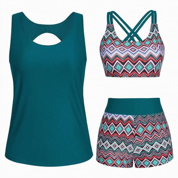 Gibobby Modest Tankini Swimsuits for Women 2026 Two Piece Bathing Suits ...