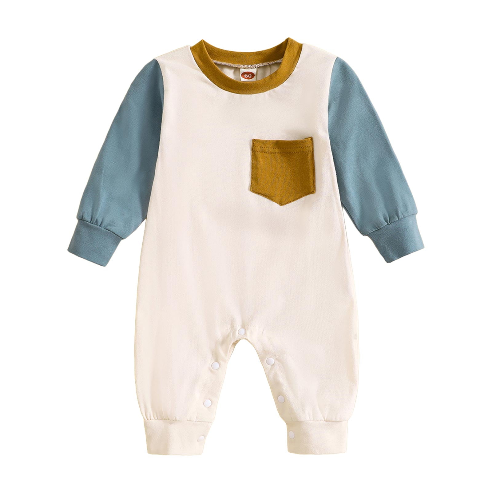 Gibobby Newborn Baby Bear Outfit with Fold-Over Mittens and Footies ...