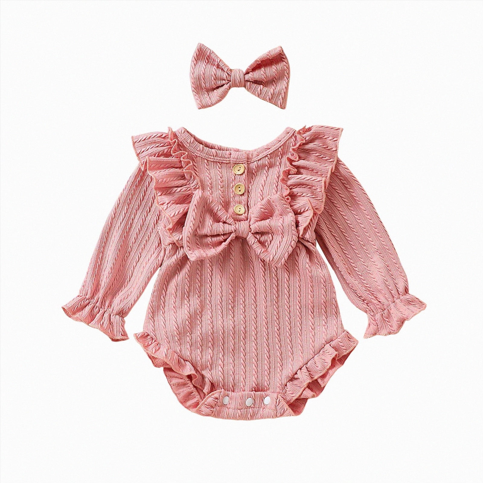 Gibobby Newborn Onesies Girl Boys 3 6 9 12 18 24Months 2T 3T Print Long ...