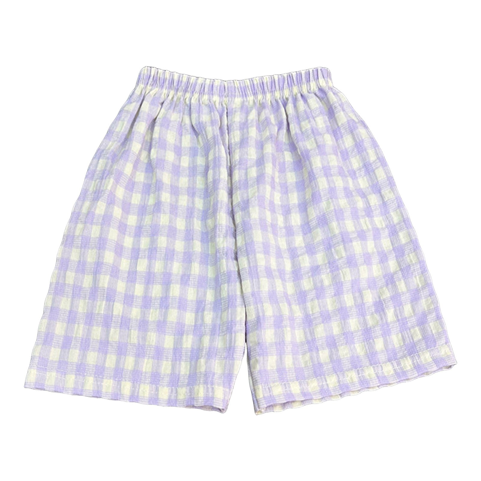 Gibobby Toddler Baby Girl Shorts Casual Summer Gingham Plaid Elastic ...
