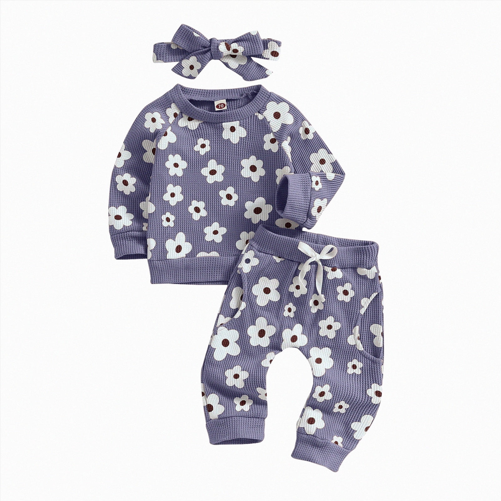 Gibobby Toddler Baby Girl Sweatshirt Set Kid Fall Long Sleeve + Pants ...