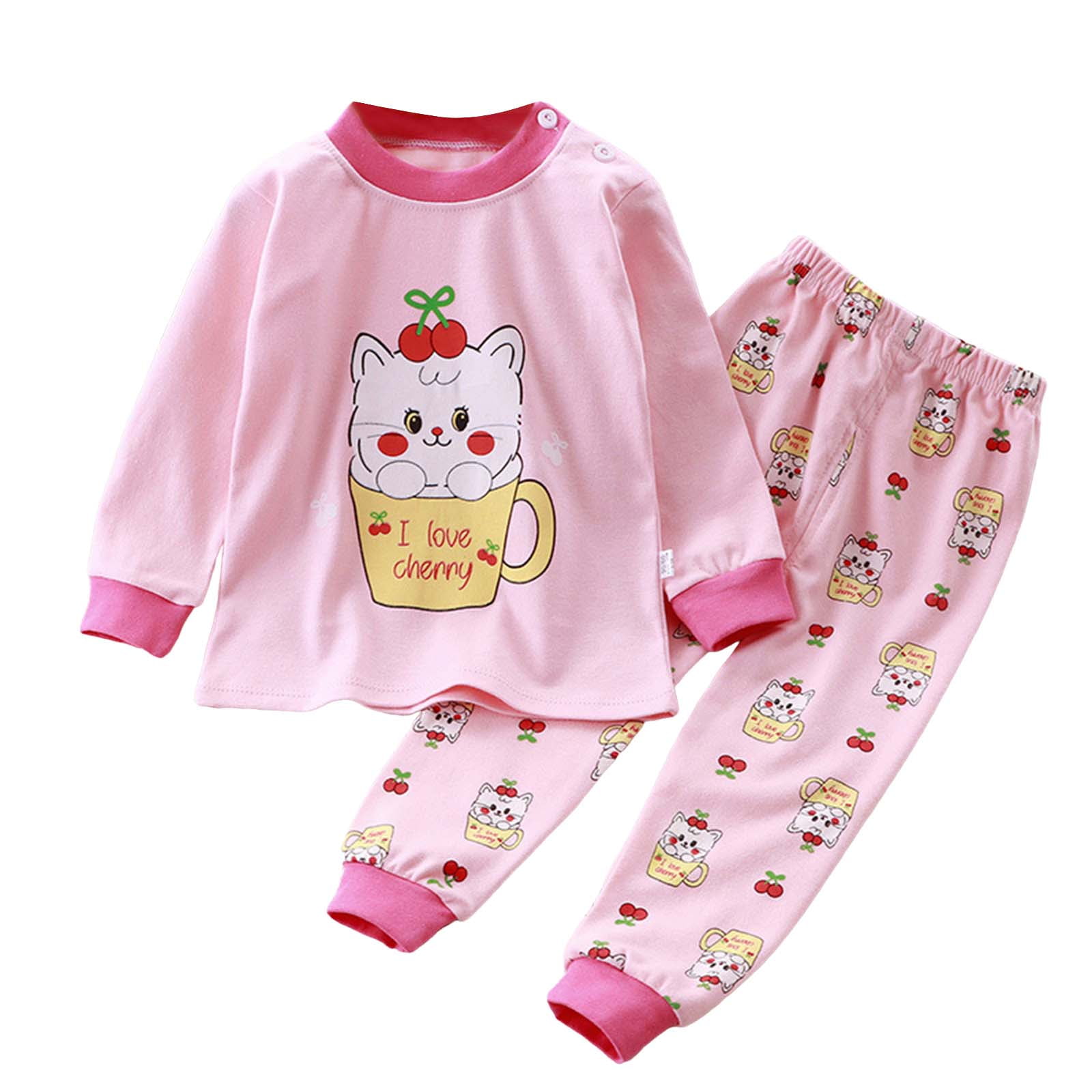 Gibobby Toddler Boys Pajamas Girls Pjs Sets Dinosaur Animals Cotton ...