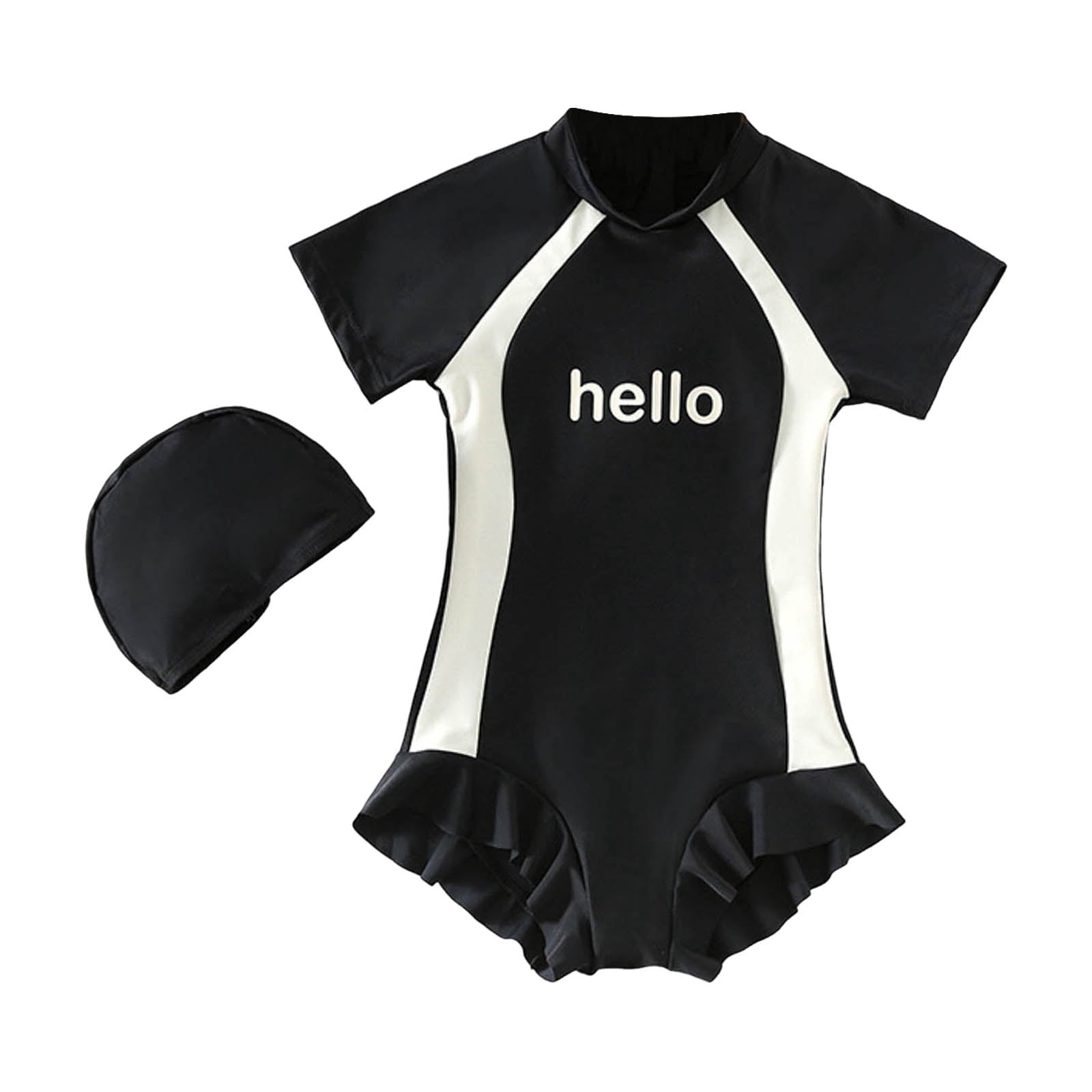 Gibobby Toddler Girl Swimsuit Girls Swimsuit Set, One Piece Bathing ...