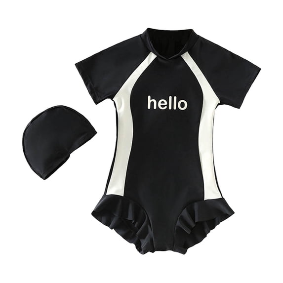 Gibobby Toddler Girl Swimsuit Girls Swimsuit Set, One Piece Bathing ...