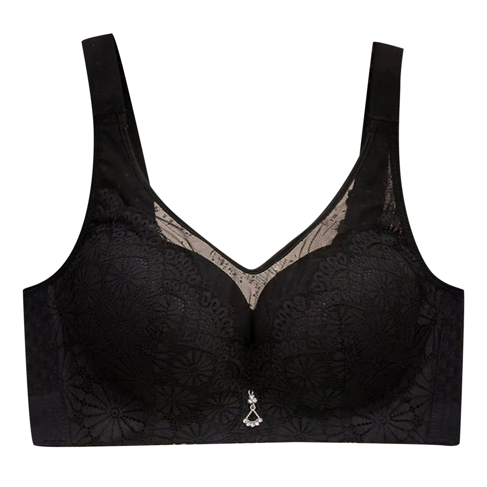 Gibobby Women's Cosnufy Sheer Balconette Bra Demi Unlined Plunge Mesh ...